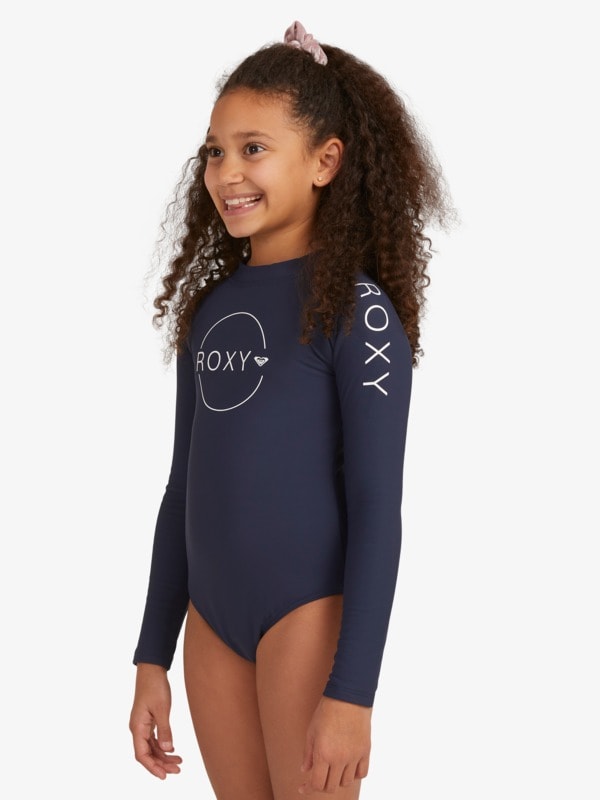 Roxy Heater Long Sleeve UPF 50 Rash Vest - Island Wake